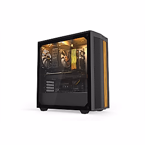 be quiet! Pure Base 500DX ATX Mid Tower PC case | ARGB | 3 Pre-Installed Pure Wings 2 Fans | Tempered Glass Window | Black | BGW37