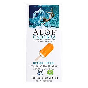 Aloe Cadabra Variety Pack Personal Lubricant, Travel Bundle, Organic Aloe Lube for Men, Women, and Couples, Non-Staining, pH Balanced (Naked Strawberry, Orange Cream, Key Lime Pie, 3 Pack, 2.5 Ounces)