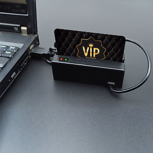 QICARWOW MSR90U Magnetic Stripe Smart Card Reader can Read USB Interface on All 3 Tracks