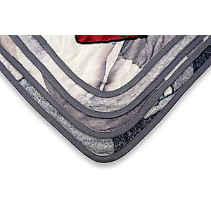 JUST FUNKY Naruto Kakashi Hatake Anime Fleece Throw Blanket | Naruto Blanket Kakashi Sensei Soft Blankets and Throws | Official Naruto Throw Blanket | Measures 60 x 45 Inches