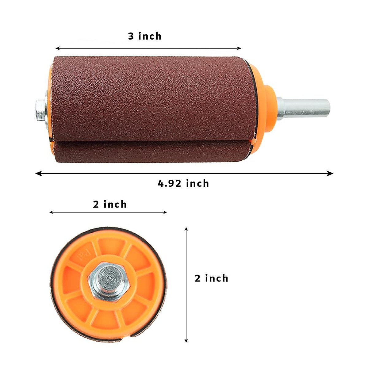 O'SKOOL 2 inch x 3 inch Sanding Drum Kit for Drill or Drill Press