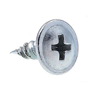 Prime-Line 9040182 Lath Screws, Modified Truss Head, Phillips Drive, #8 X 1/2 In., Zinc (50 Pack)