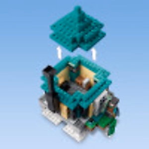 LEGO Minecraft The Sky Tower 21173 Fun Floating Islands Building Kit Toy with a Pilot, 2 Flying Phantoms and a Cat; New 2021 (565 Pieces)