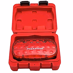 FOXFIRE FLLK-R Logger Lite Kit for Vehicle Safety, Logging Trucks, Utility Pole Transportation, Red