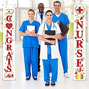 Nurse Graduation Banner Set - Celebrate RN Achievements | Blulu