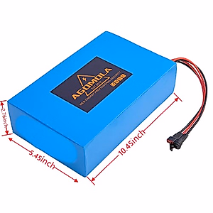agomola 48V Lithium Battery Ebike Battery 20Ah for Electric Bicycle Mountain Bike Bird Scooter Moped Lithium ion Battery with Charger BMS