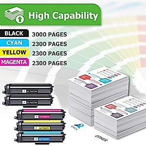Aztech Compatible Toner Cartridge Replacement for Brother TN227 TN-227 TN223 TN227BK MFC-L3750CDW MFC-L3710CW HL-L3290CDW HL-L3210CW HL-L3230CDW MFC-L3770CDW Printer (TN-223BK/C/M/Y High Yield 5-Pack)