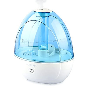 UCAREAIR Ultrasonic Cool Mist Humidifiers for Bedroom,2L Humidifiers for Home, 28dB Whisper-Quiet Air Humidifiers for Baby Nursery, 360°Rotation Nozzle, Up to 30 Hours, Auto Shut-Off, Night Light