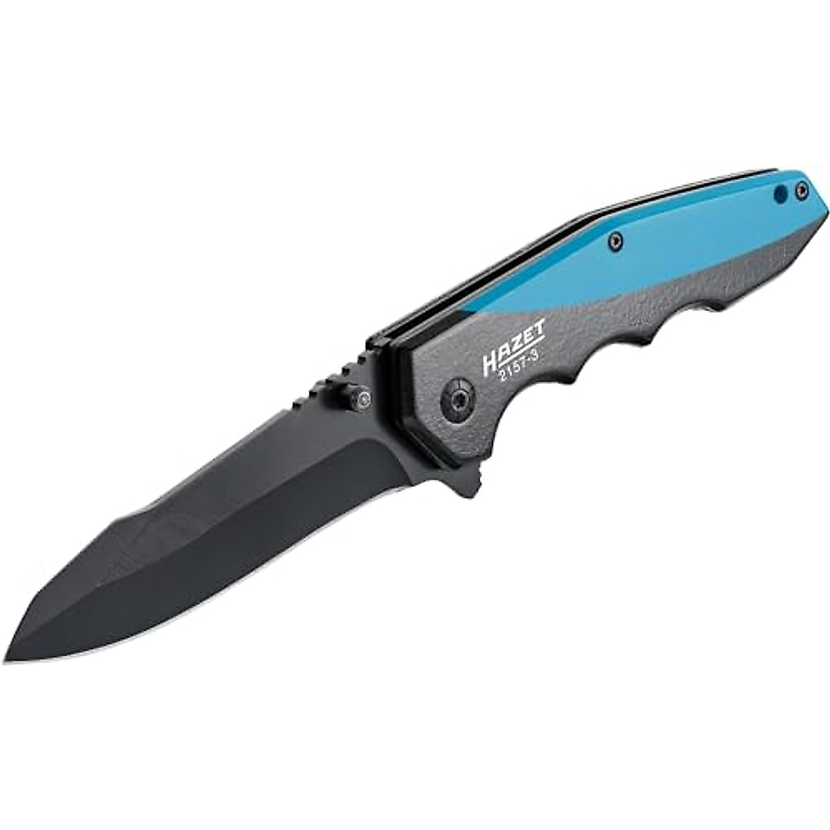 Hazet 2157-3 Pocket Knife with Aluminum Handle