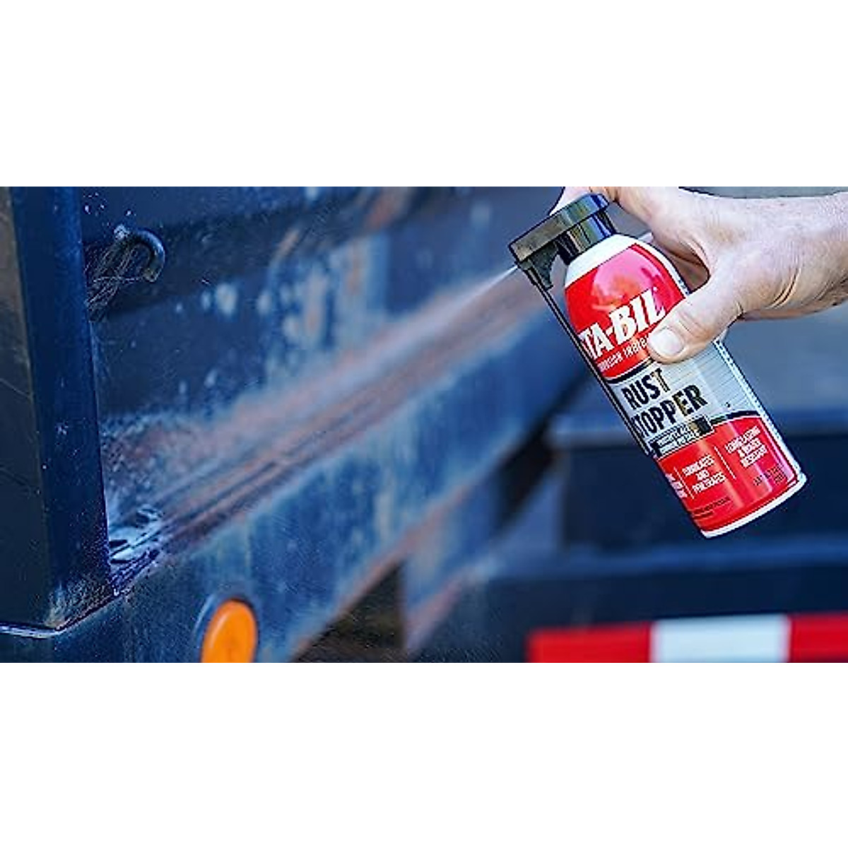 STA-BIL Rust Stopper - Anti-Corrosion Spray and Antirust Lubricant - Prevents Car Rust, Protects Battery Terminals, Stops Existing Rust, Rust Preventative Coating - 13 Oz (22003)