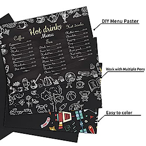 Black Cardstock - 8.5'' x 11'' 85lb Cover Card Stock Heavyweight Paper Perfect for Scrapbooking, Crafts, Business Cards 25 Sheets 250g UAP13BK