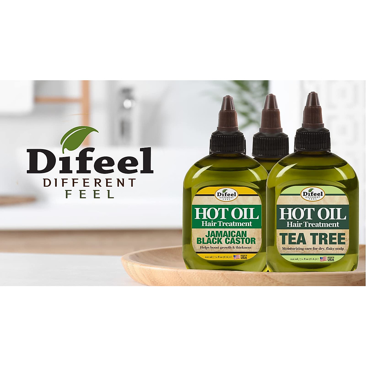 Difeel Tea Tree Hot Oil Treatment 7.1 oz.