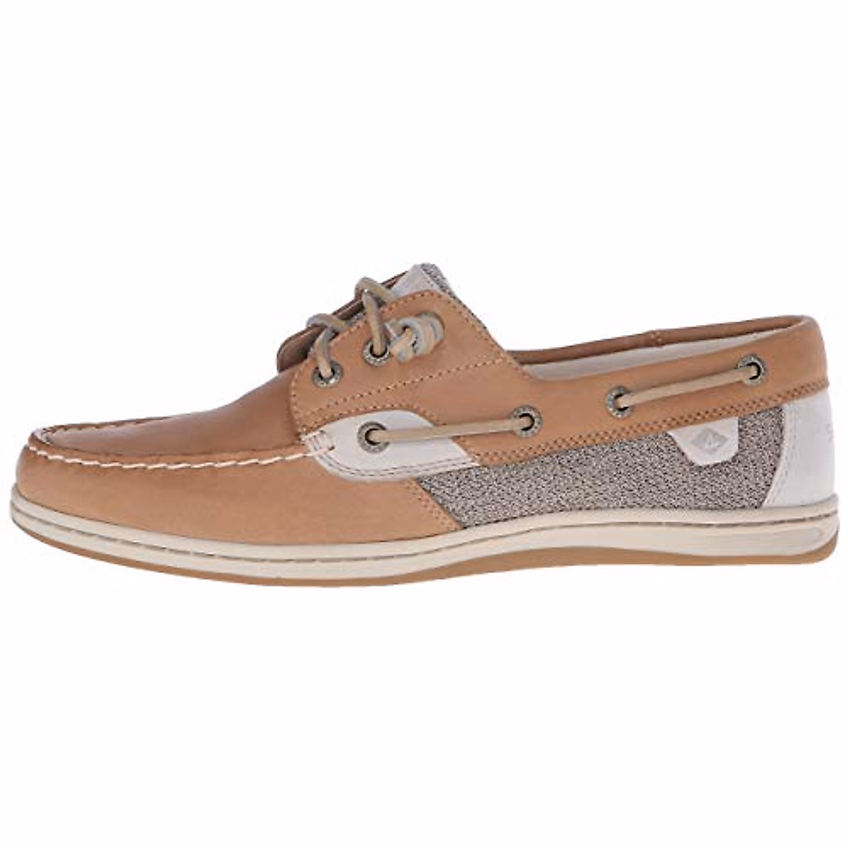 Sperry Womens Songfish Boat Shoe, Linen Oat, 9