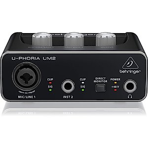 Behringer U-Phoria UM2 USB Audio Interface