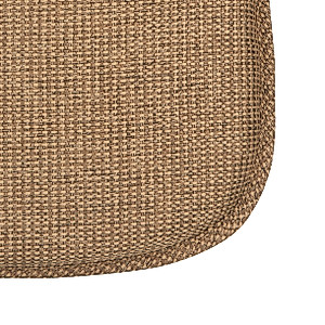 Klear Vu Gripper Non-Slip Mid Century Modern Shell Chair Cushion for Dining Room and Kitchen, Extra Thick Fill, Omega Upholstery Fabric, Set of 4, 4 Count (Pack of 1), Golden Rod