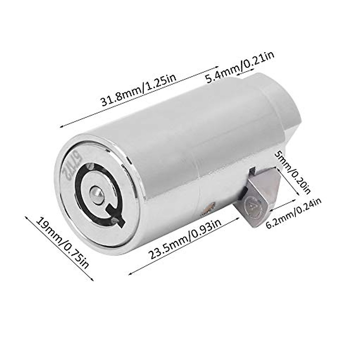 Fire Alarm Keys Vending Machine Key Zinc Alloy Color Single Opening Key Vending Machine Lock Cylinder for Automatic Selling Machines Industrial Tank Safe Box