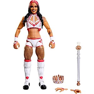 Mattel WWE Elite Collection Action Figure & Accessories, Series #99 Queen Zelina 6-inch Collectible with 25 Articulation Points & Swappable Hands