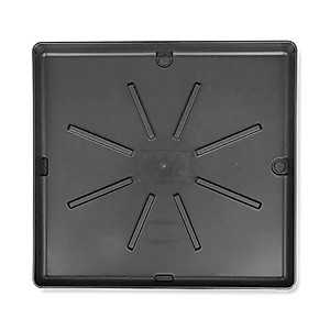 Camco 20750, Washing Machine Drain Pan | Features a Durable Plastic Construction, 1-inch/1.5-inch PVC Drain Fitting, and Measures 30-inches (L) x 32-inches (W) x 2 ½-inches (H) (OD)