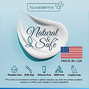 NUVADERMIS Caffeine Eye Cream with Retinol & Hyaluronic Complex – Anti-Aging Treatment – 1.7 oz – Made in the USA