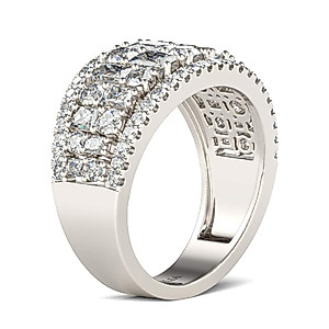 Jeulia Brilliant Diamond Band Rings for Women cz 925 Sterling Silver Ring Wedding Engagement Anniversary Promise Ring Bridal Sets Jewelry