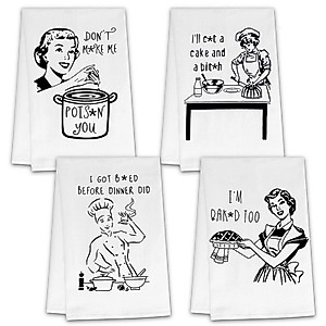 Roxiuc Kitchen Towels Set Gift for Nana, Mom, Grandma,Wife,Mother in Law, New Mom, Housewarming Gift for Women Hostess