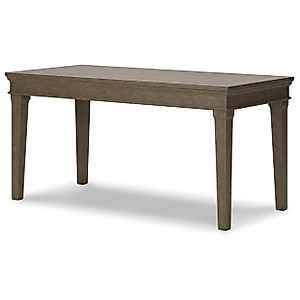 Ashley Furniture Signature Design by Ashley Janismore Traditional Home Office 63 inch Desk in Weathered Gray