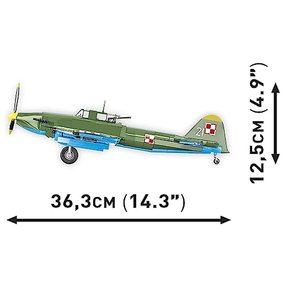 COBI Historical Collection Polish Army Museum IL-2M3 Aircraft