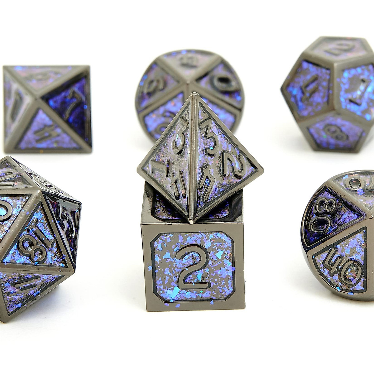 Metal Dice DND Suitable for RPG Dungeons and Dragons Playing D&D Dice Set