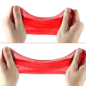 DNA MOTORING TOOLS-00254 Car Cleaning Jelly Auto Detailing Tool Universal Car Clean Gel Auto Interiors Home & Office Electronics Cleaning,Red