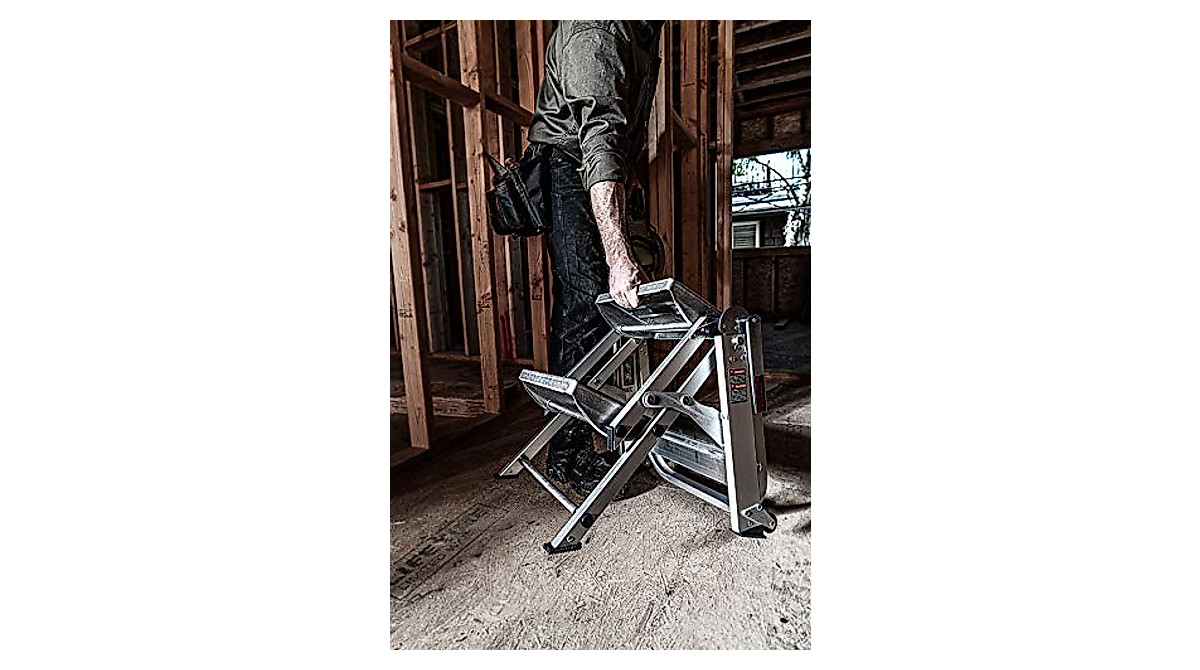 Little Giant Ladders, Safety Step, 2-Step, 2 foot, Step Stool, Aluminum ...