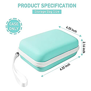 Mini Label Maker Storage Holder Box for Phomemo D30/D35, JADENS D11, Memoking, COLORWING, and SUPVAN with Tape Paper Roll & USB Cable (Box Only)