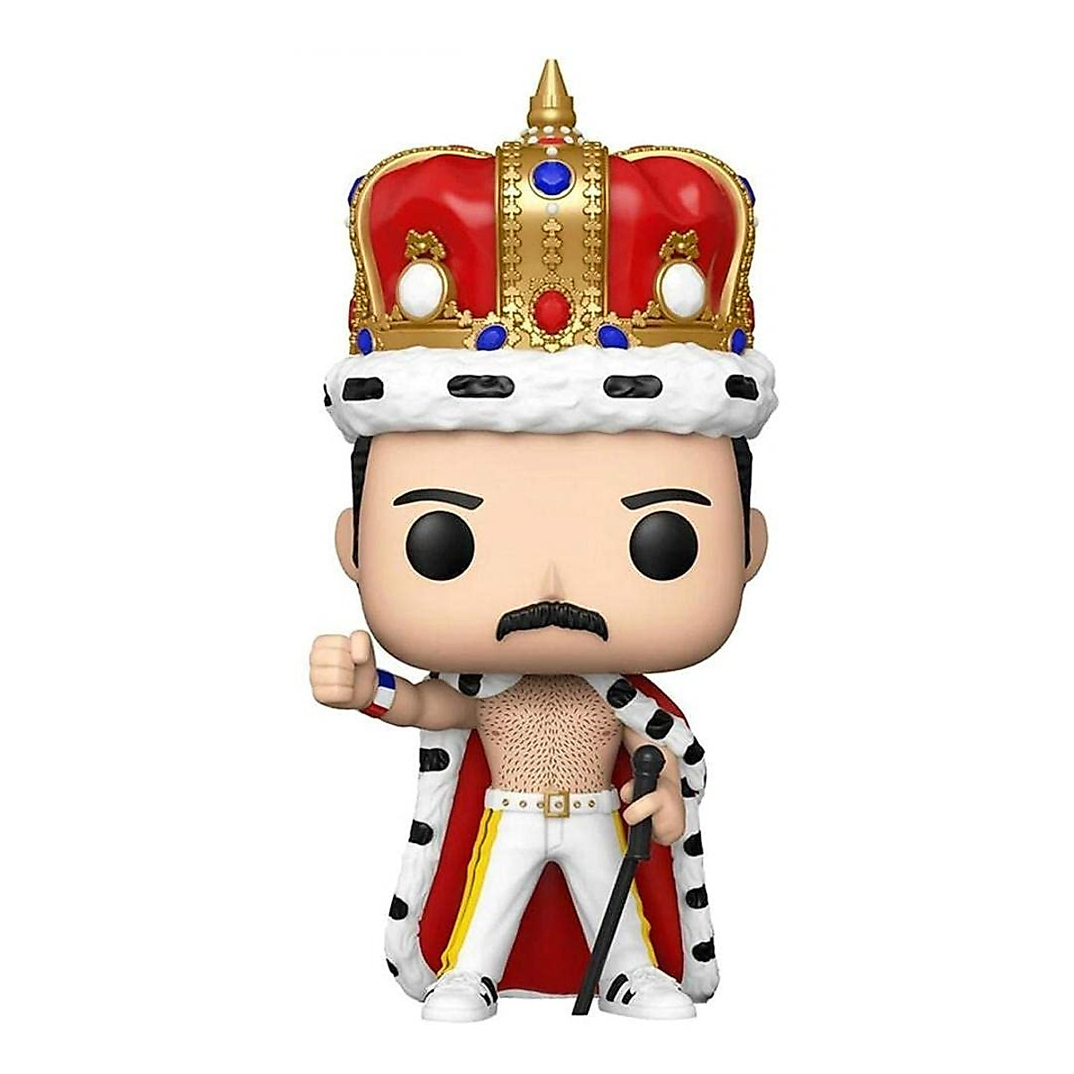 POP Rocks: Freddie Mercury King Multicolor, 3.75 inches