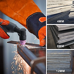 Plasma Cutter Pilot Arc,120/240V Dual Voltage Non Touch Plasma Cutting Machine, Max Cutting Thickness 14mm, Clean Cutting Thickness 10mm in 65PSI