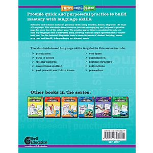 180 Days™: Math, Language, Reading, and Writing for 2nd Grade Practice Workbook for Classroom and Home, Cool and Fun Practice Created by Teachers (180 Days of Practice)