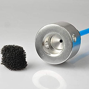 Pneumatic Polisher, 5in Wet Orbital Sander Disc Portable Practical Air Palm Polisher Grinding Machine Kit with Inlet Joint Water Pipe for Metal Wood Polishing, Sanding