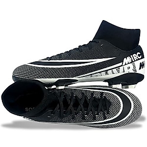 Zquaus Football Cleats,Mens Soccer Cleats，Athletic Outdoor Football Shoes CD8508-M1-42