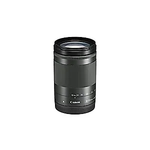 Canon Cameras US EF-M 18-150IS STM Lens 18-150mm f/3.5-6.3 II Fixed Zoom Camera Lens, Black