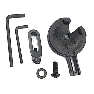 DEVMO Arrow Rest with Extra Brush Compatible with Compound Recurve Bow Hunting Left and Right Hand