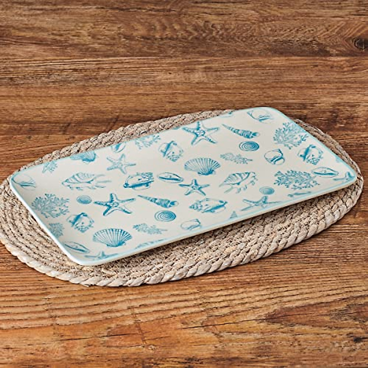 Pfaltzgraff Venice Serve Platter, 14.75 Inch, Cream