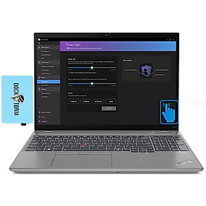 Lenovo T16 Gen 2 16.0" Business Laptop (Intel i7-1355U, 16GB RAM, 1TB PCIe SSD, Backlit KYB, Fingerprint Reader, 2 Thunderbolt 4, WiFi 6E, Win 10 Pro) with Dockztorm Hub