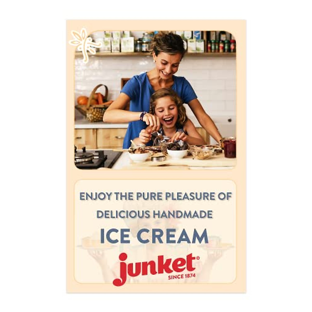 Junket Ice Cream Mix Very Vanilla, 4 Ounce (Pack of 2)