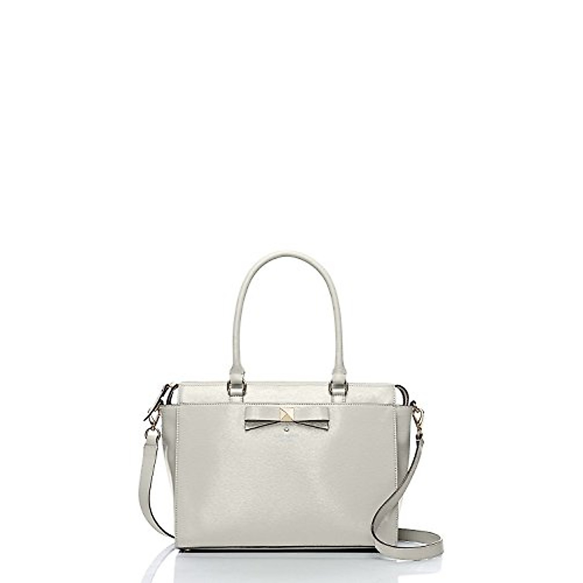 Kate Spade Beacon Court Jeanne Patent Leather Satchel, Light Smoke