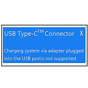 iBuyMax USB-C Docking Station Cable for HP Elitebook 840 G3, X260 1030 G2, Elite X2 1012 G1, Single Custom end (AC + USB Type-C to USB Type-C), Black