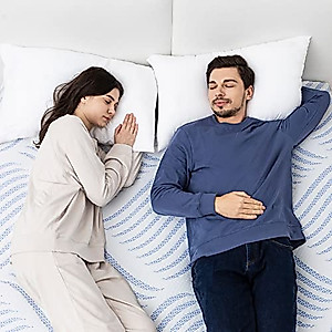 Watson & Whitely Queen Size Mattress, 12" Hybrid Mattress with Gel Memory Foam & Pocket Innerspring for Cool Sleep & Edge Support, Medium Firm Mattresses for Pressure Relief, Bed in a Box