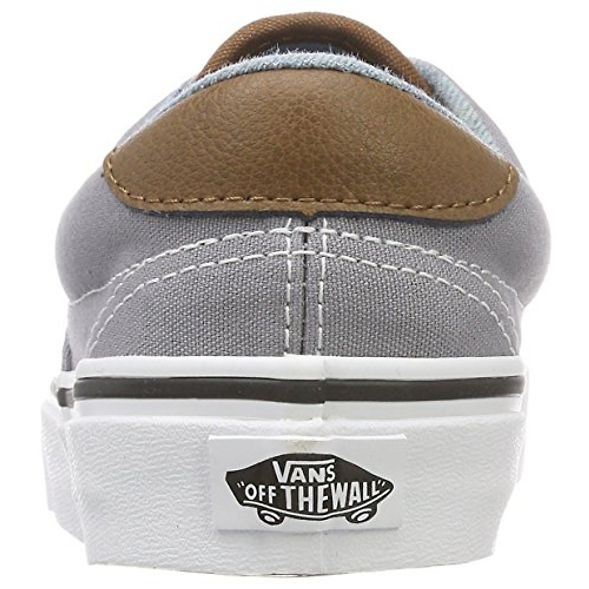 Vans Unisex Low-Top Sneakers, Grey ((C/Yellow) Frost Gray/Acid Denim Q70), 12 US Women