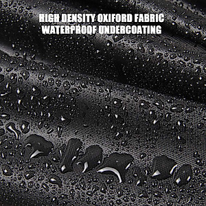 YFUG GO Fire Pit Cover Square - 420D Waterproof Fire Pit Table Cover 33 x 33, Weather Resistant Firepit Covers Square for Patio Firepit Furniture