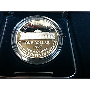 1997 P Botanic Gardens Commemorative Silver Dollar $1 Proof US Mint