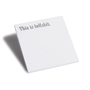 Funny Sticky Note What The F*ck Sticky Notepad, Oh, for Fuck's Sake Novelty Notepads, Funny Sassy Rude Desk Accessory Gifts for Friends, Co-Workers, Boss (3 PCs)