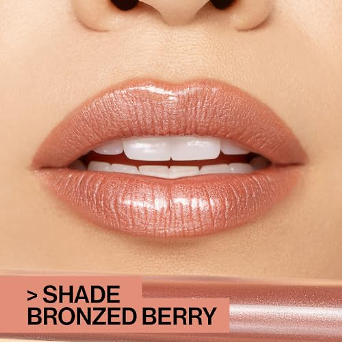 wet n wild MegaSlicks Lip Gloss, Ultra-Glossy, Vitamin-E Enriched, Ultra-Gloss High Shine Moisturizing, Cruelty-Free & Vegan - Berried Treasure