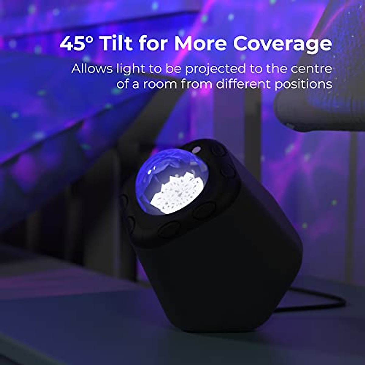 i-box Astral, Galaxy Projector, Bluetooth Speaker, Night Light, LED Lights, RGB Light Display, Tilt Wide Angle, Bedroom Accessories, Room Decor, Remote Control, Christmas Gift for Kids Adults